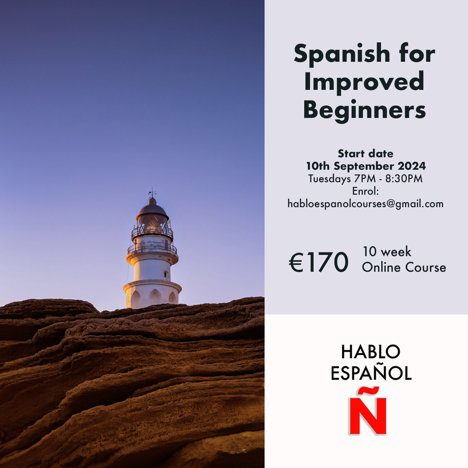 Spanish for Improved Beginners (10th of September) – Hablo Español